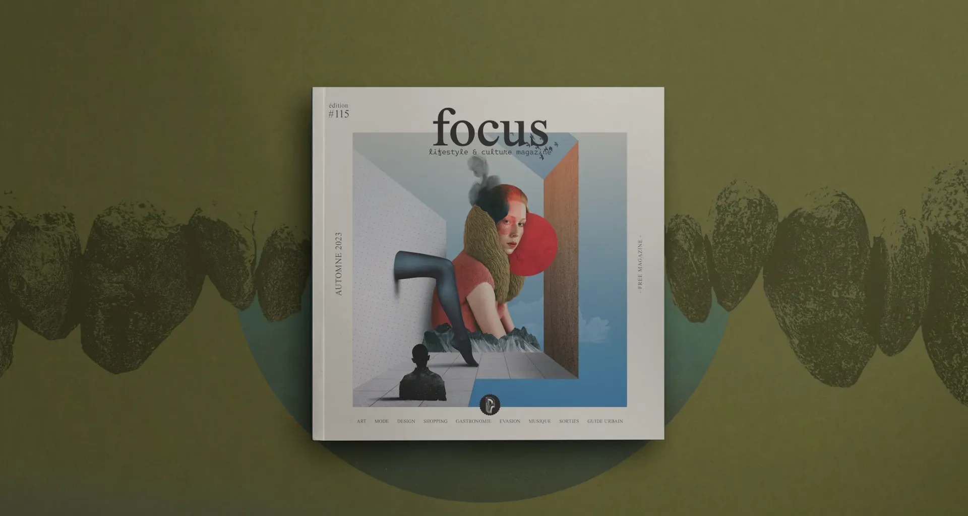 FOCUS MAGAZINE 115 Couverture par Julien Pacaud