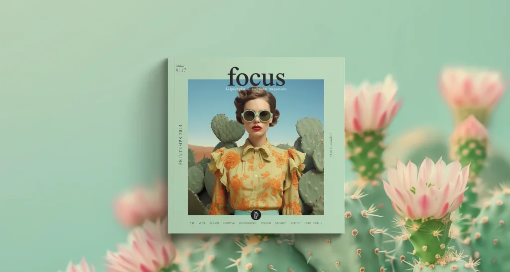 FOCUS MAGAZINE 117 / Printemps 2024 Cover par I[DE]A Creative Labs